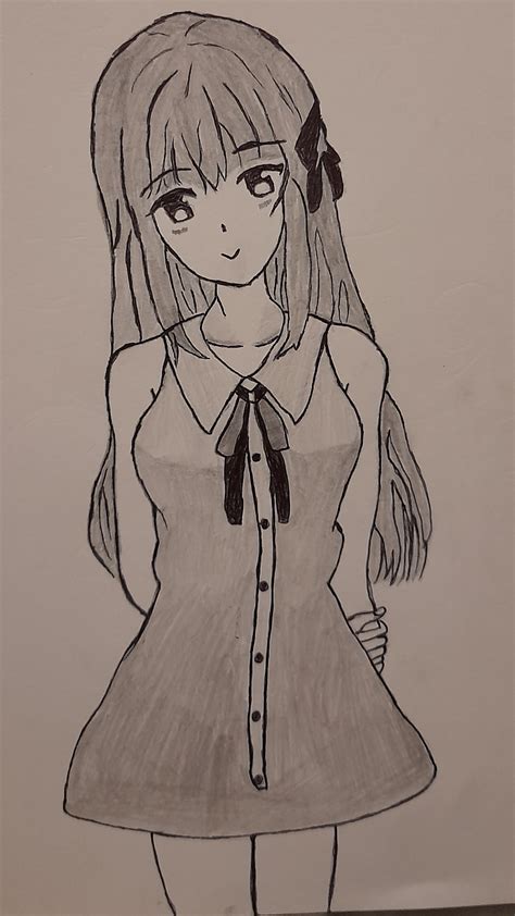 Anime Student Drawing