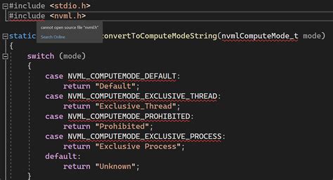 Cannot Open Source File Nvmlh System Management And Monitoring