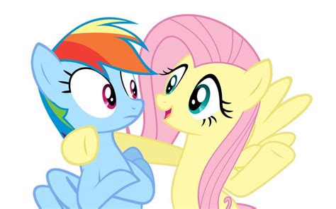 Fluttershy Rainbow Dash Vektor