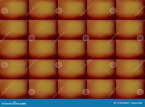 Brown And Yellow Colored Abstract Rectangular Pattern Background