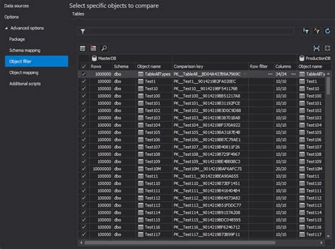 How To Narrow A Data Comparison To Affected Rows Only