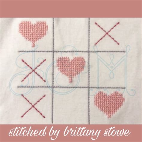 Stitch Tic Tac Toe Etsy