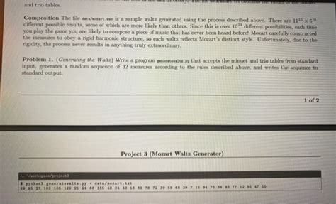 Answer Only In Python Please Problem 1 Generating