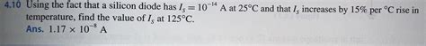 Solved Custom Problem Plot The Forward Bias Diode Current