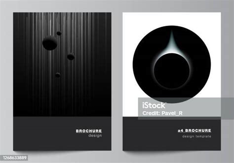 A4 포맷 커버 모형의 벡터 레이아웃은 브로셔 전단지 레이아웃 소책자 커버 디자인 책 디자인 브로셔 커버용 설계 템플릿입니다 기술 과학 미래 배경 우주 천문학 개념 0명에