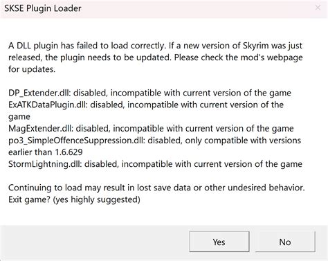 SKSE Plugin Loader Failure Step Skyrim SE Guide Step Mods Change The Game