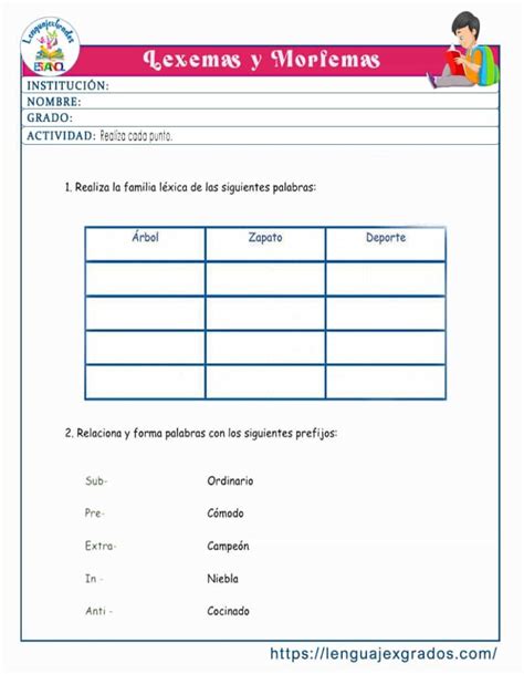 Qué Es Un Lexema Definición Y Ejemplos Lenguaje Por Grados