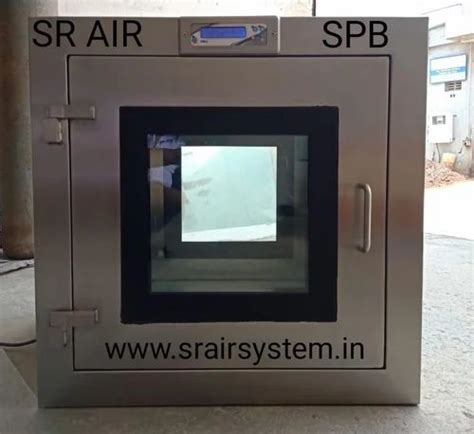 304 Ss Square Hatch Pass Box For Pharmaceutical Industry Size 15