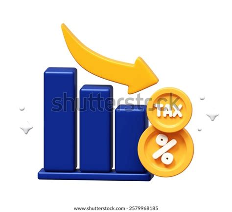 3d Icon Declining Bar Chart Yellow Stock Illustration 2579968185 Shutterstock