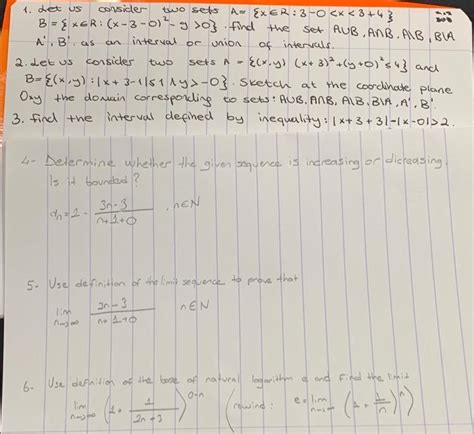 Solved B XR X Find The Set A B As An Chegg Com