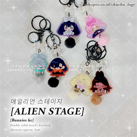 Jual Alien Stage Keychain Bunnies Mizi Sua Till Ivan Hyuna Luka