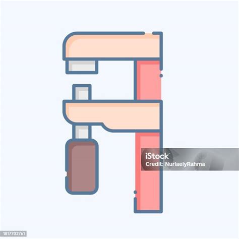 아이콘 버니어 캘리퍼스 목공 기호와 관련이 있습니다 낙서 스타일 심플한 디자인 편집 가능 간단한 일러스트레이션 가정 생활에 대한 스톡 벡터 아트 및 기타 이미지 Istock