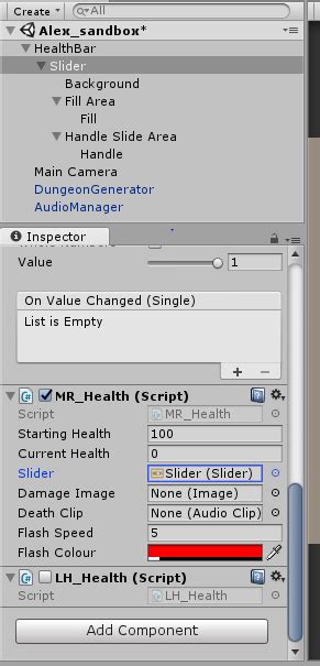 How To Get Healthbar To Increase And Decrease With Player Health Questions Answers Unity