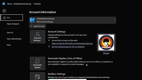 How To Set Automatic Replies Out Of Office In Microsoft Outlook Smart Office