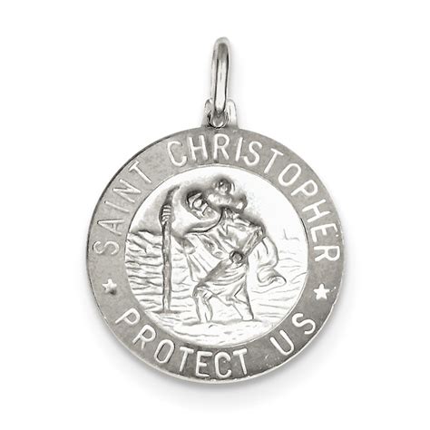 Sterling Silver St Christopher Medal Pg94986