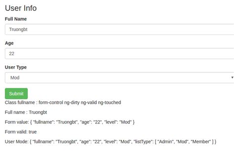 Angular 2 Template Driven Forms