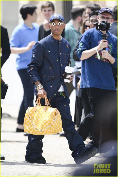 Pharrell Williams Tiny Sunglasses Take Center Stage At Diors Menswear Show During Paris