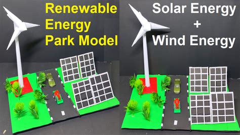 Renewable Energy Park Model Science Project Science Projects Maths