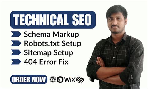 Setup Schema Markup Xml Sitemap Robots Txt And Fix Technical Seo Errors