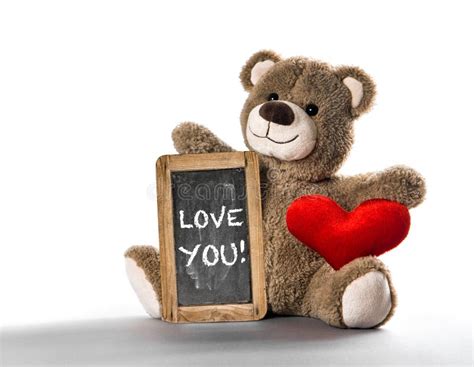 Je T Aime Ours De Nounours Photo Stock Image Du Valentines