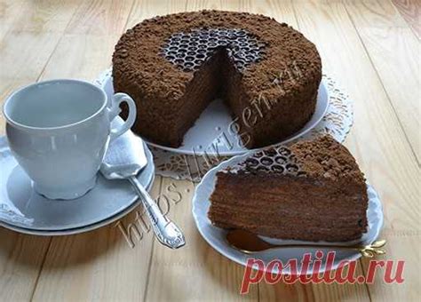 Торт Шоколадный медовик Рецепты на каждый случай Постила