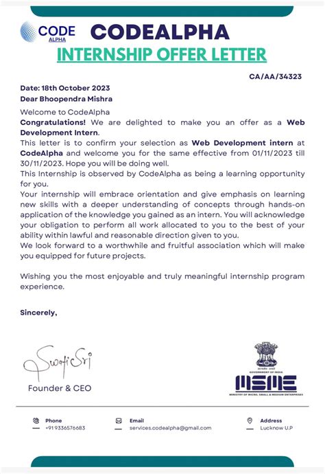 Bhoopendra Mishra On Linkedin Codealpha Webdevelopment Internship