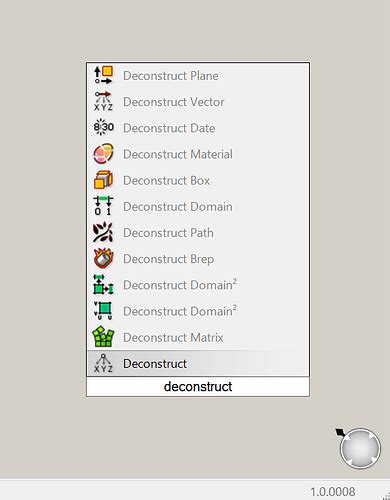Grasshopper Deconstruct Typo Grasshopper Mcneel Forum
