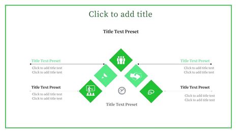 Green Triangle With Icons Diagram And White Background Google Slide Theme And Powerpoint
