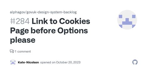 Link To Cookies Page Before Options Please · Issue 284 · Alphagovgovuk Design System Backlog