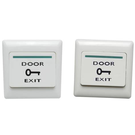 2pcs Door Exit Push Release Button Switch Magnetic Grandado