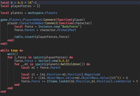 Planet Camera And Gravity Wonky Scripting Support Developer Forum