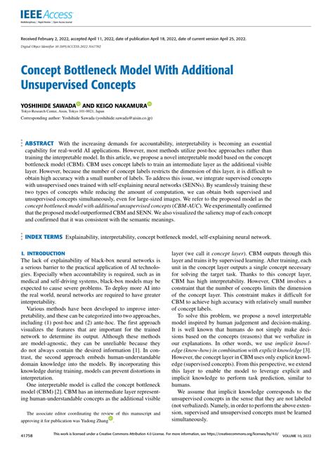 PDF Concept Bottleneck Model With Additional Unsupervised Concepts