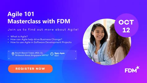 fdm group singapore event agile 101 masterclass with fdm