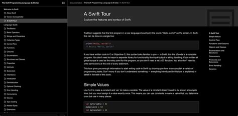 Apple 的 A Swift Tour 程式碼重點整理 — 新手面試前的 Swift 複習聖經 By 彼得潘的 Ios App Neverland 彼得潘的 Swift Ios