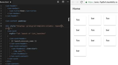 Css Vertically Align Ionic Cards With Angular Directives Stack Overflow