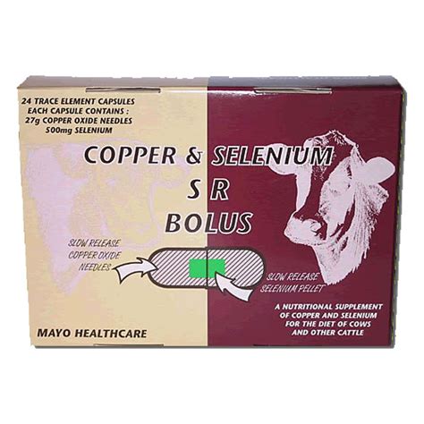 Copper And Selenium Sr Bolus Roger Cole Farm And Shearing Supplies