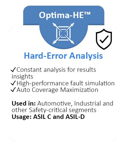 Optima Safety Platform has a number of products for fault analysis