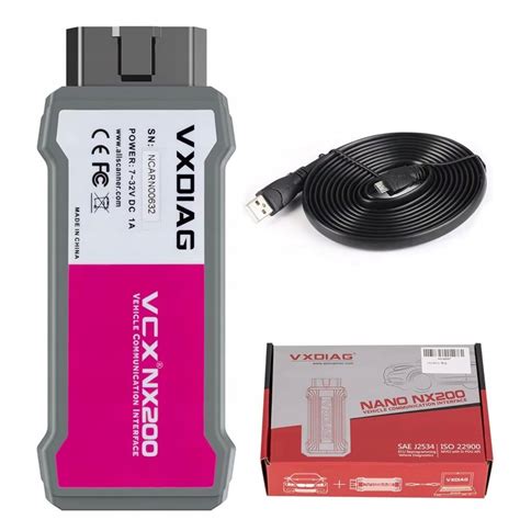 Vxdiag Nano Renault Can Clip Dacia J2534 Interfejs Sonda Obd V237 Pl
