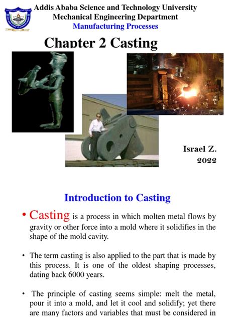 chapter 2 casting manufacturing processes pdf casting