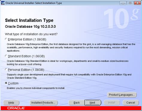 Install Oracle