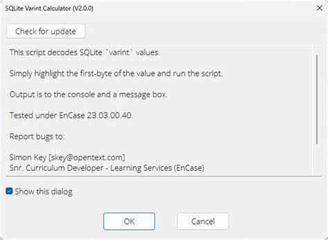 Simon Key On Linkedin Sqlite Encase Enscript Automation Computerforensics Cybersecurity