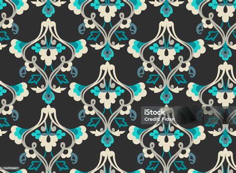 장식 우아한 꽃 벽지 원활한 벡터 반복 꽃 패턴입니다 벡터 반복 요소 배경 여러 가지 빛깔의 나뭇잎과 꽃 꽃 패턴의 봄 여름