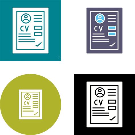 Page 2 Cv Icon Set Vector Art Icons And Graphics For Free Download