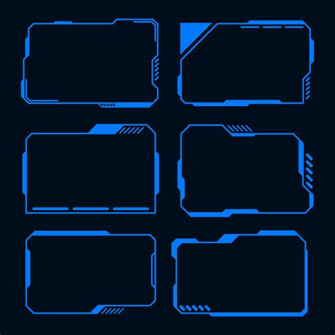 Technology Futuristic Frame Element Hud Sci Fi Design Element 45638885 Vector Art At Vecteezy