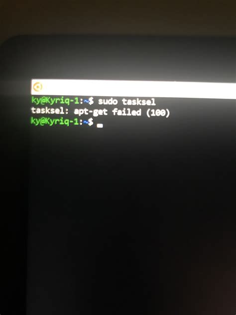 Tried To Download Ubuntu Desktop From Tasksel And Got This Message What Did I Do Wrong R
