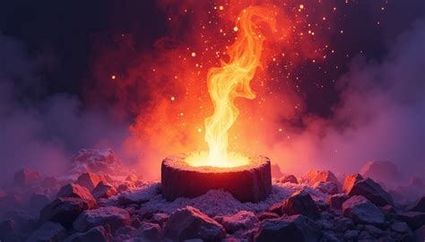 Free Elemental Forge Glow Photo Forge Flame Watercolor Download