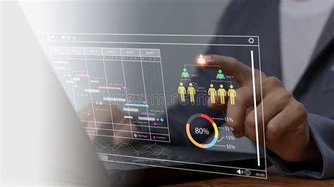 analysts work with computers in management systems to create reports