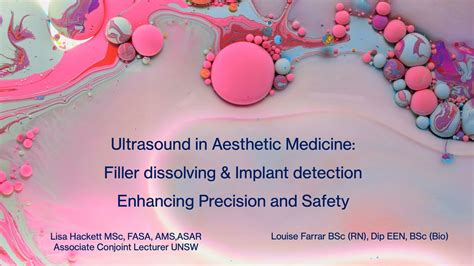 Ultrasound In Aesthetic Medicine Aesthetic Medical Practitioner