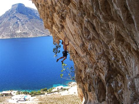 Rock Climbing At Kalymnos Periklis Ripis Photo From Massouri In