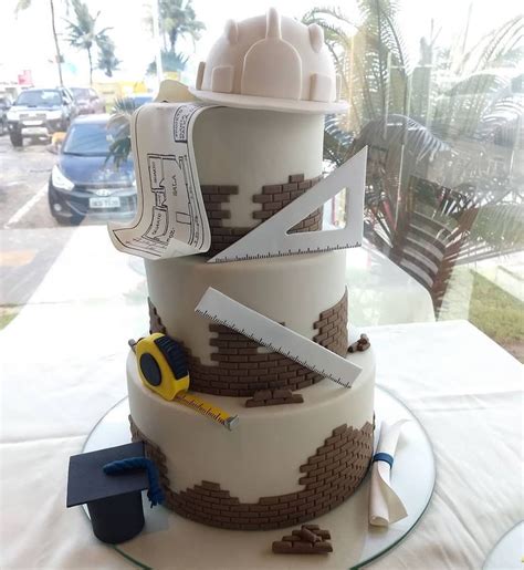Pin By Kaenna Loureiro On Bolo Architecture Cake Engineering Cake